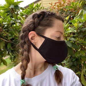 Accessories | 6 Face Mask 3 White 3 Black10 Cotton Washable | Poshmark